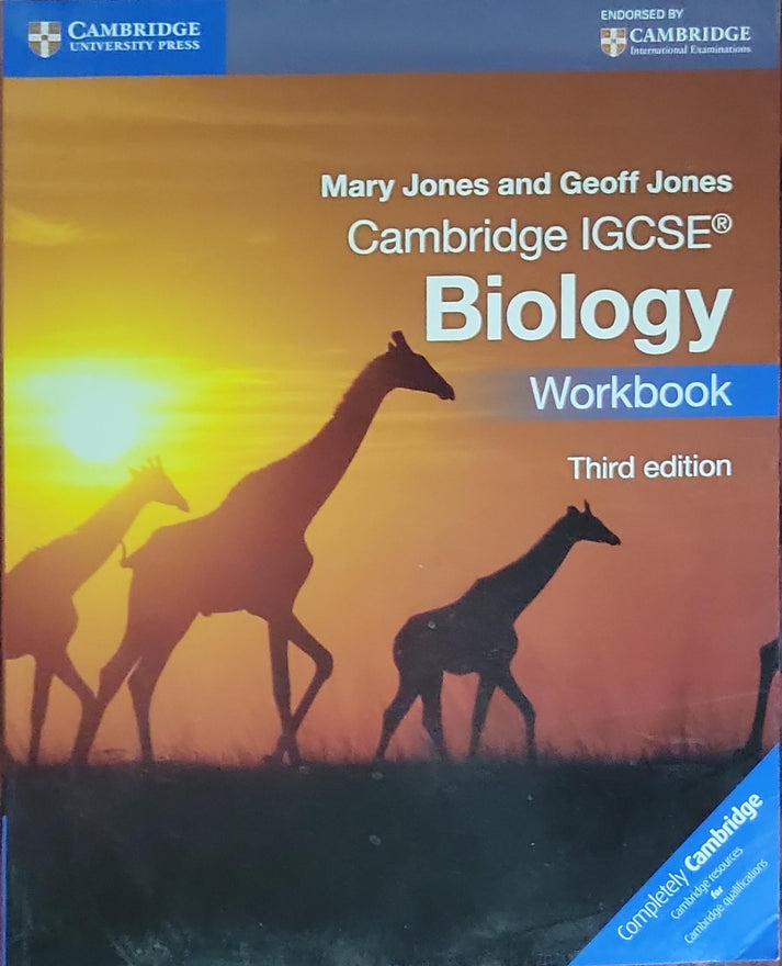 Cambridge IGCSE Biology: Workbook By Mary Jones and Geoff Jones – Book ...