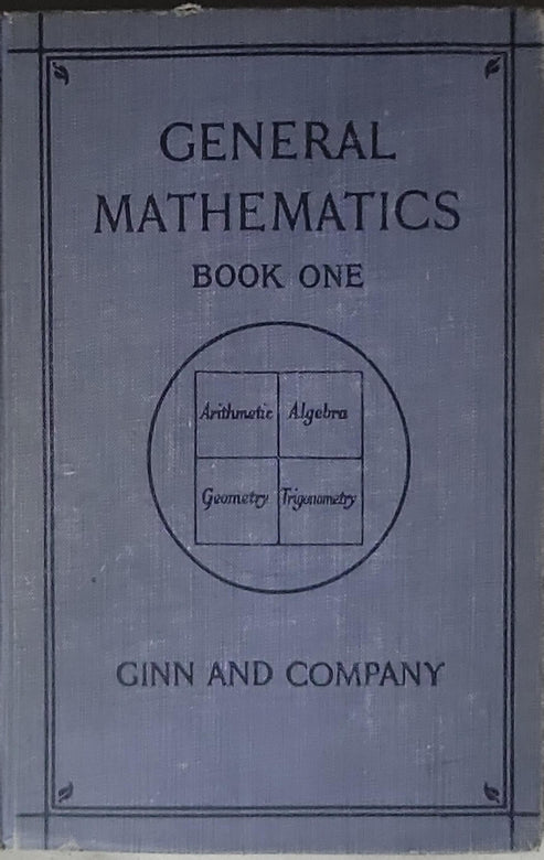General Mathematics: Book 1 By Raleigh Schorling and William David ...