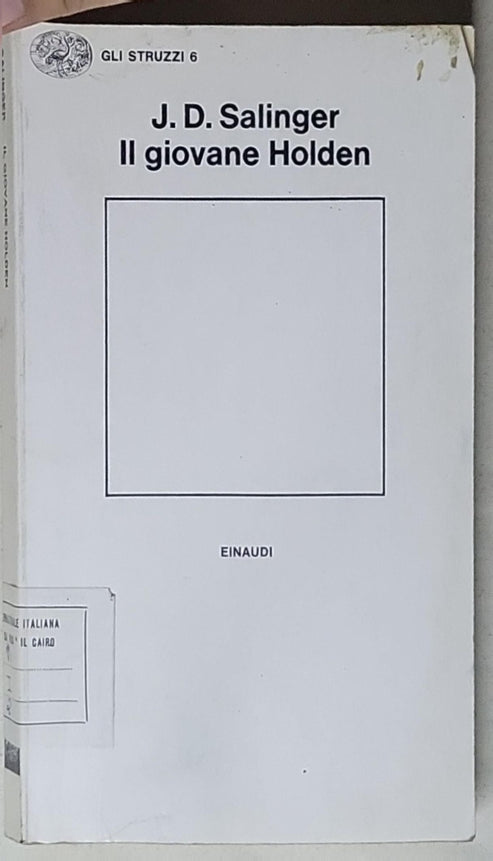 Il giovane Holden By J. D. Salinger – Book Treasures - كنوز الكتب