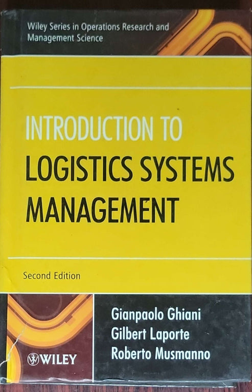 Introduction to Logistics Systems Management By Gianpaolo Ghiani and ...